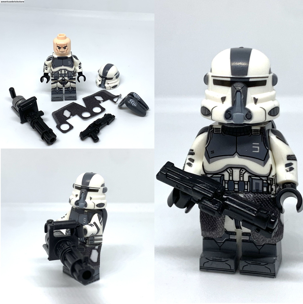 Wolfpack Clone Trooper Airborne Troopers Toys Minifigures - LEGO (R ...