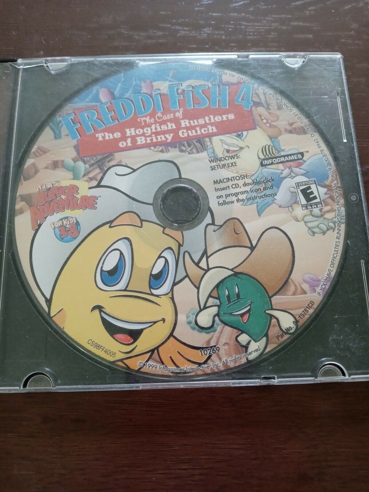 Freddi Fish 4 The Case of Hogfish Rustlers of Briny Gulch PC CD-Rom No ...