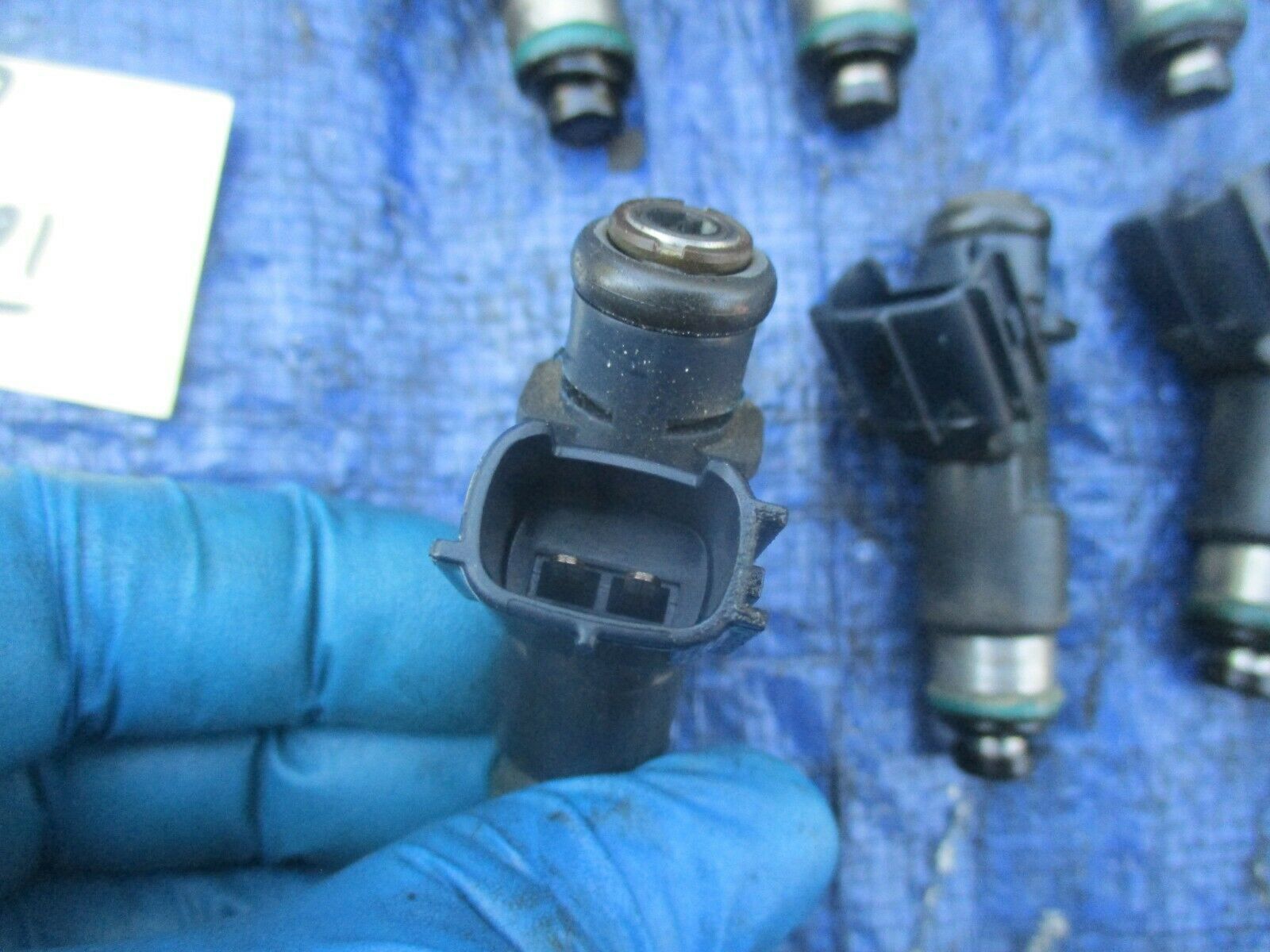 2007 Acura MDX J37A1 fuel injectors set OEM engine motor J37 Denso 6JH ...