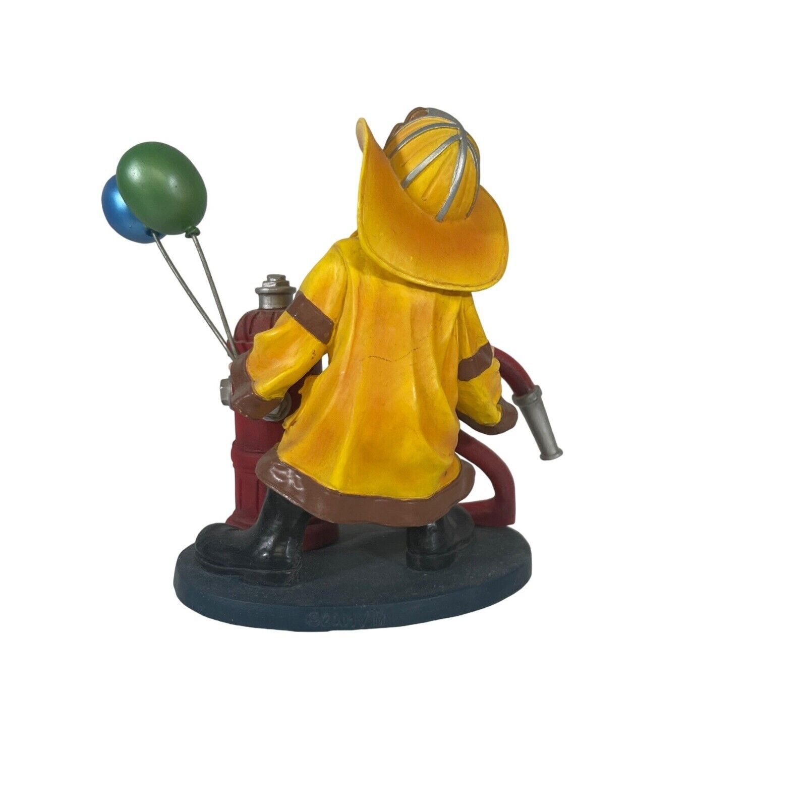 Fireman Child Second Birthday Cake Topper Figurine Red Hats of Courage ...