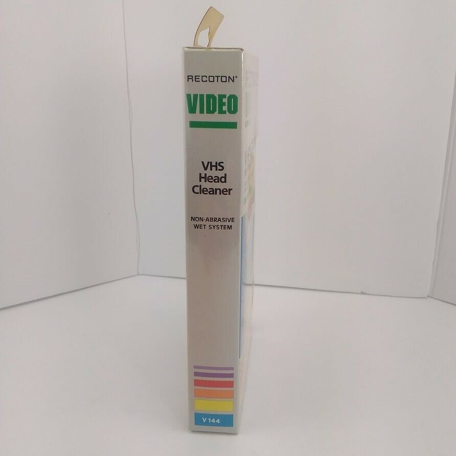 Recoton VHS Video Cassette Head Cleaner Non-Abrasive Wet System for VCR ...