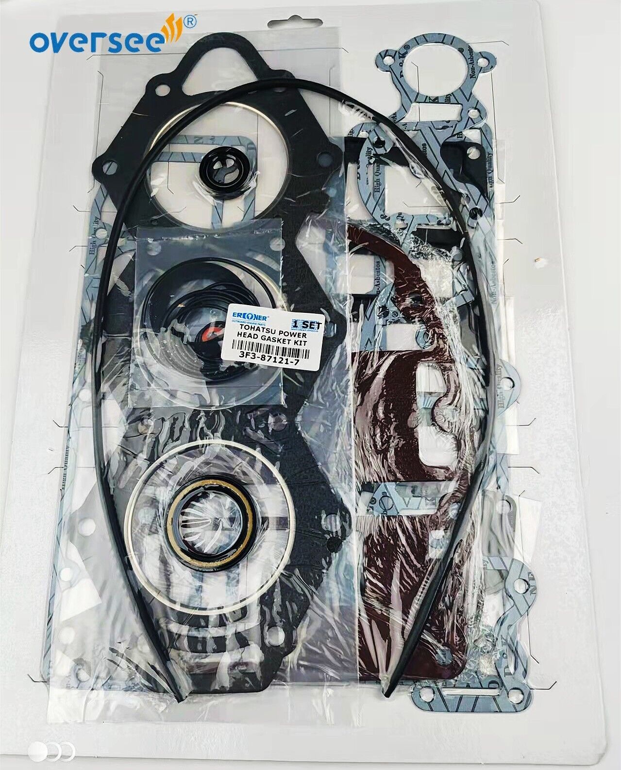 3F3-87121 Power Head Gasket Kit For Tohatsu Outboard Motor 2T 60 70HP ...