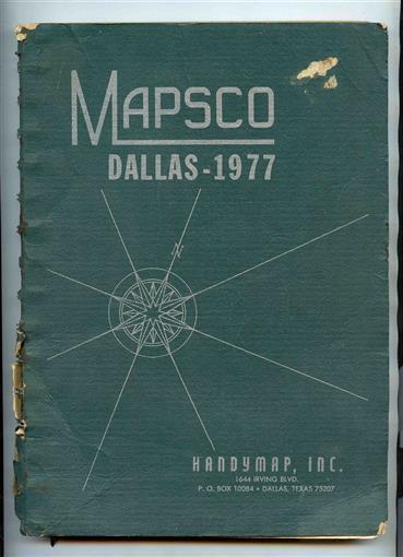 Mapsco Dallas Texas 1977 Routing & Delivery System Including Lewisville ...