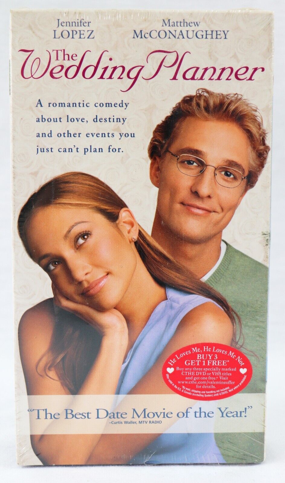 The Wedding Planner VINTAGE SEALED VHS Cassette Jennifer Lopez M ...