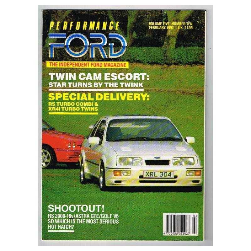 Performance Ford Magazine February 1992 and similar items