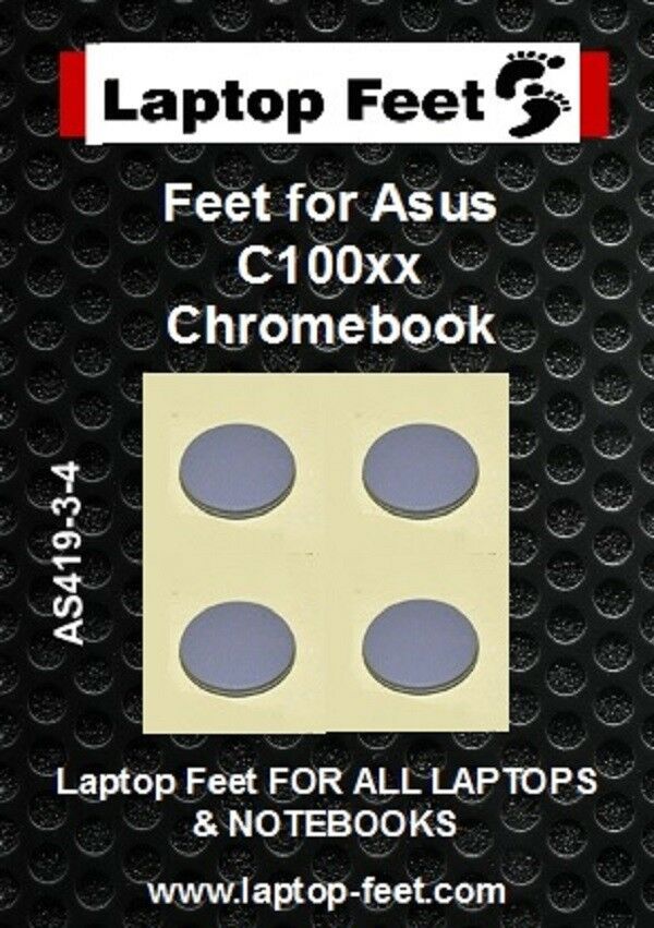 Laptop feet for Asus C100xx Chromebook compatible kit (4 pcs self ...