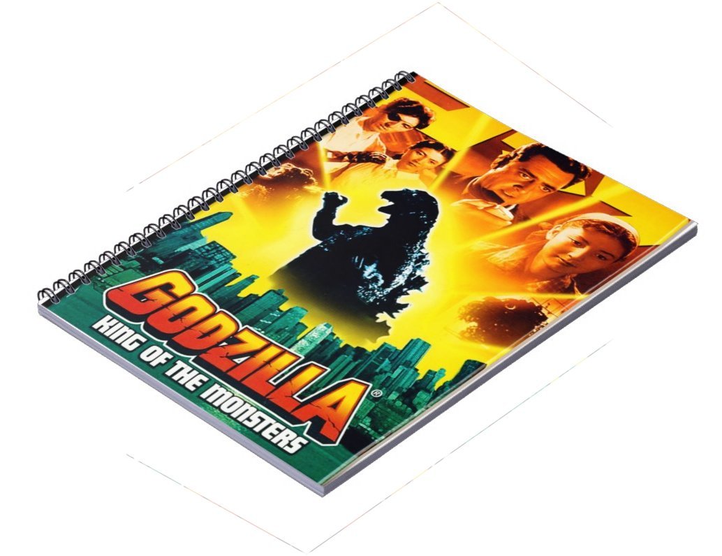 Godzilla King of Monsters VHS Fan Spiral Notebook- 80 Lined Pages ...