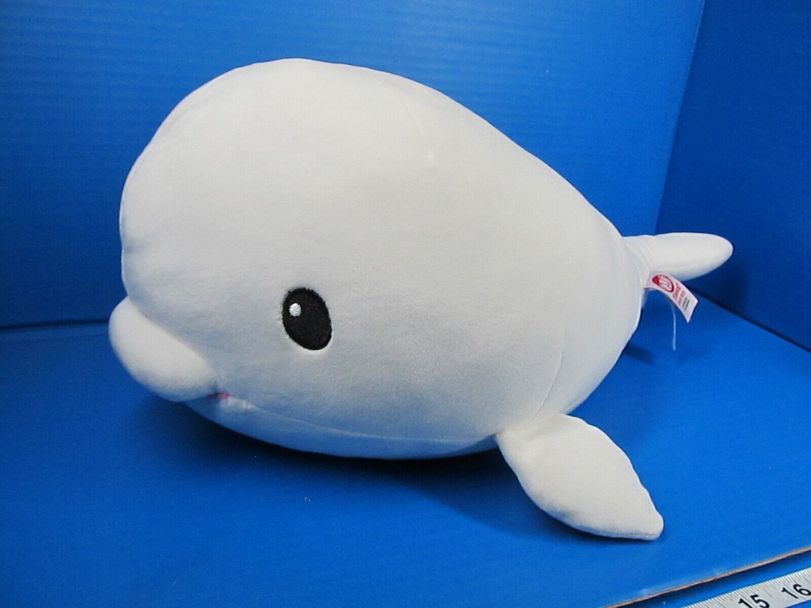 Fiesta HUGGY HUGGABLES 17.5IN White Beluga Whale Stuffed Plush Toy - Other
