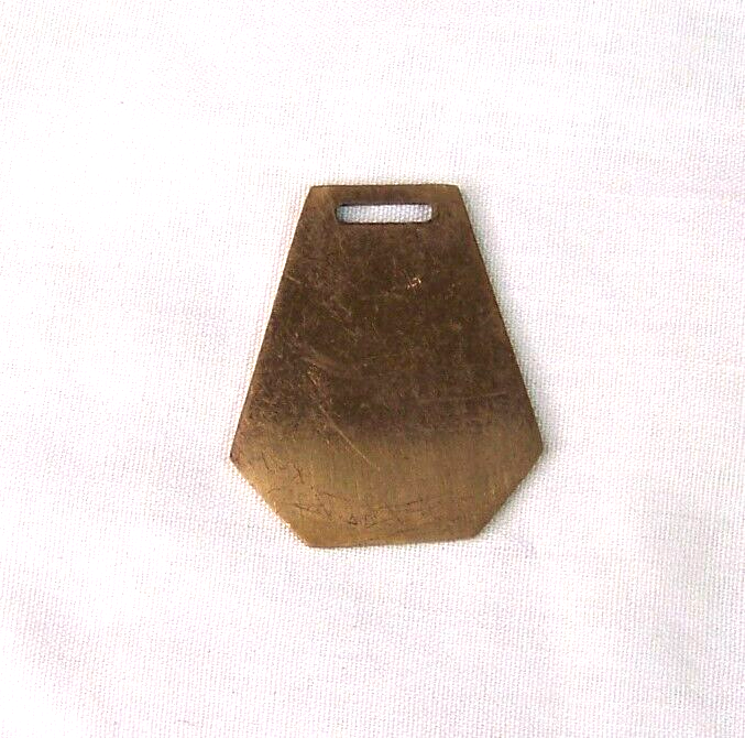 1923 ANTIQUE DHS POCKET WATCH FOB BADGE HIGH SCHOOL - Elks