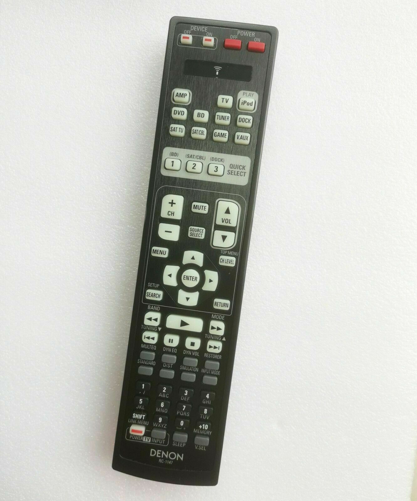 DENON Remote Control AVR591 receiver tuner amplifier stereo console avr ...