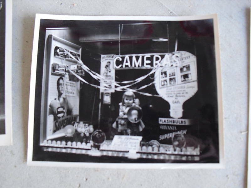 ODD 1950s Camera Store Black & White Photograph LOOK - 1960-Now