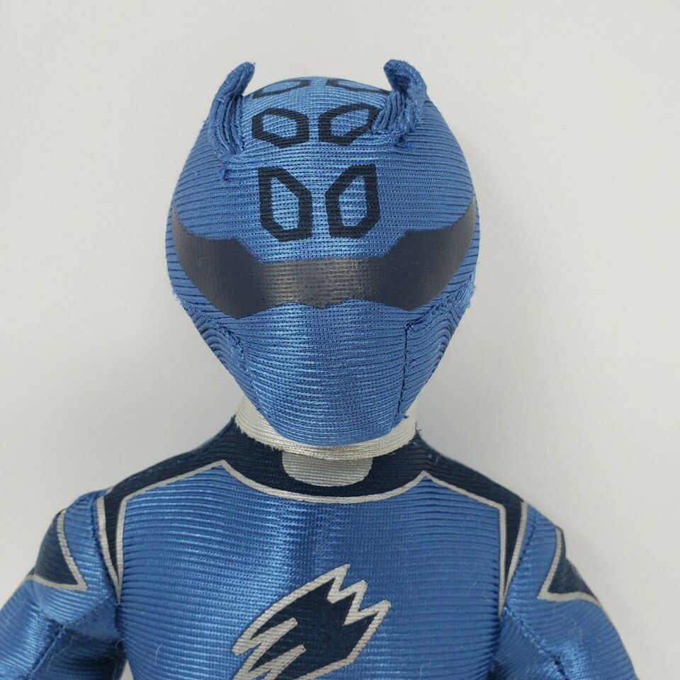 15" DISNEY STORE BLUE POWER RANGERS STUFFED ANIMAL PLUSH TOY DOLL ...