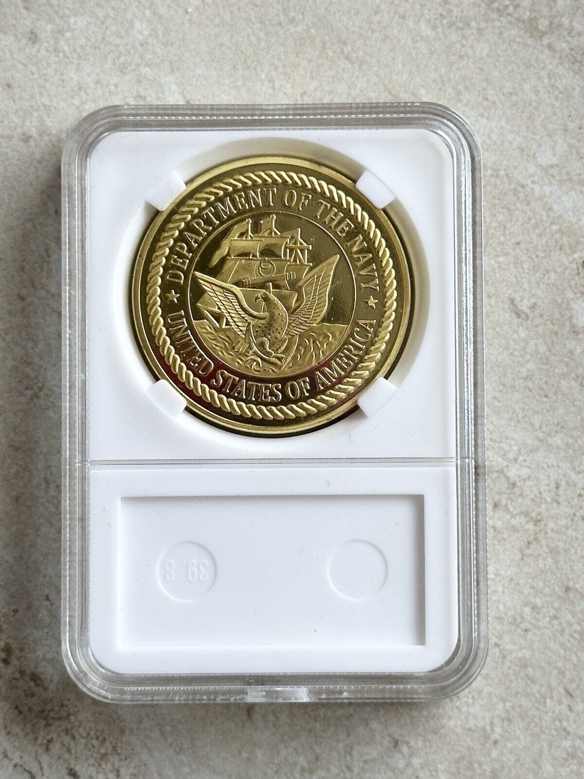 U S NAVY CHAPLAIN CORPS Challenge Coin With Case - Current Militaria ...