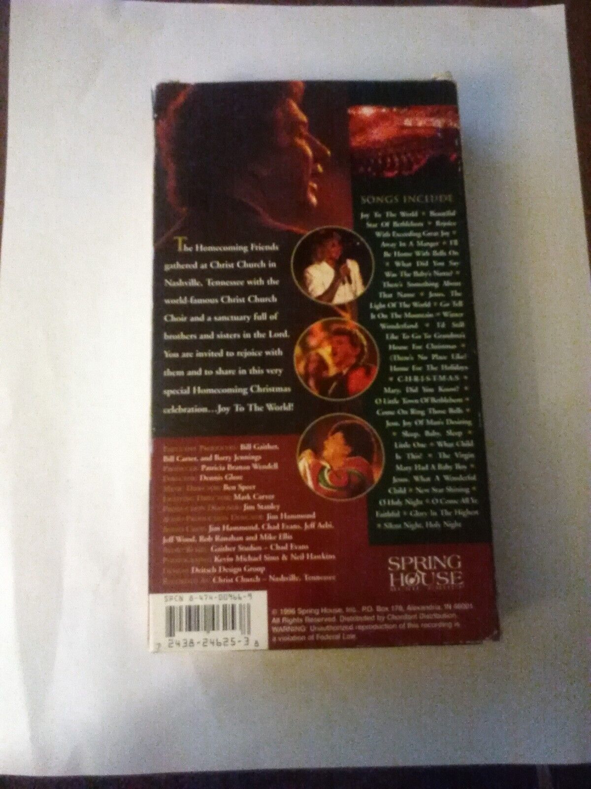 VHS: GAITHER GOSPEL SERIES JOY TO THE WORLD/Collectable - VHS Tapes