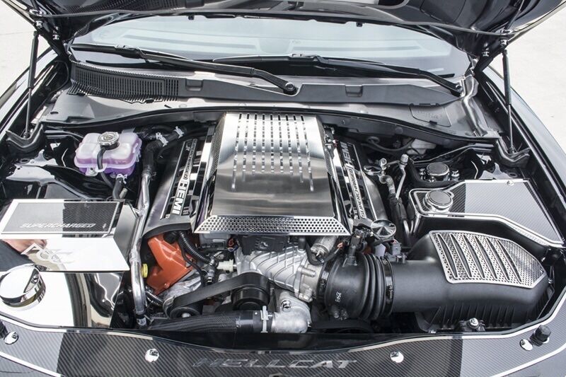 2015-2020 Dodge Challenger, Charger Hellcat Fuel Rail Overlays - Car ...