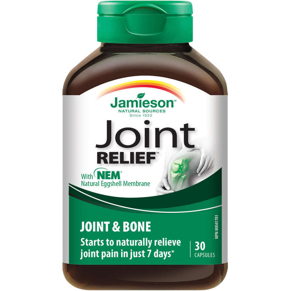 Jamieson JointRELIEF Joint and Bone Capsules - 30 Capsules - Vitamins ...