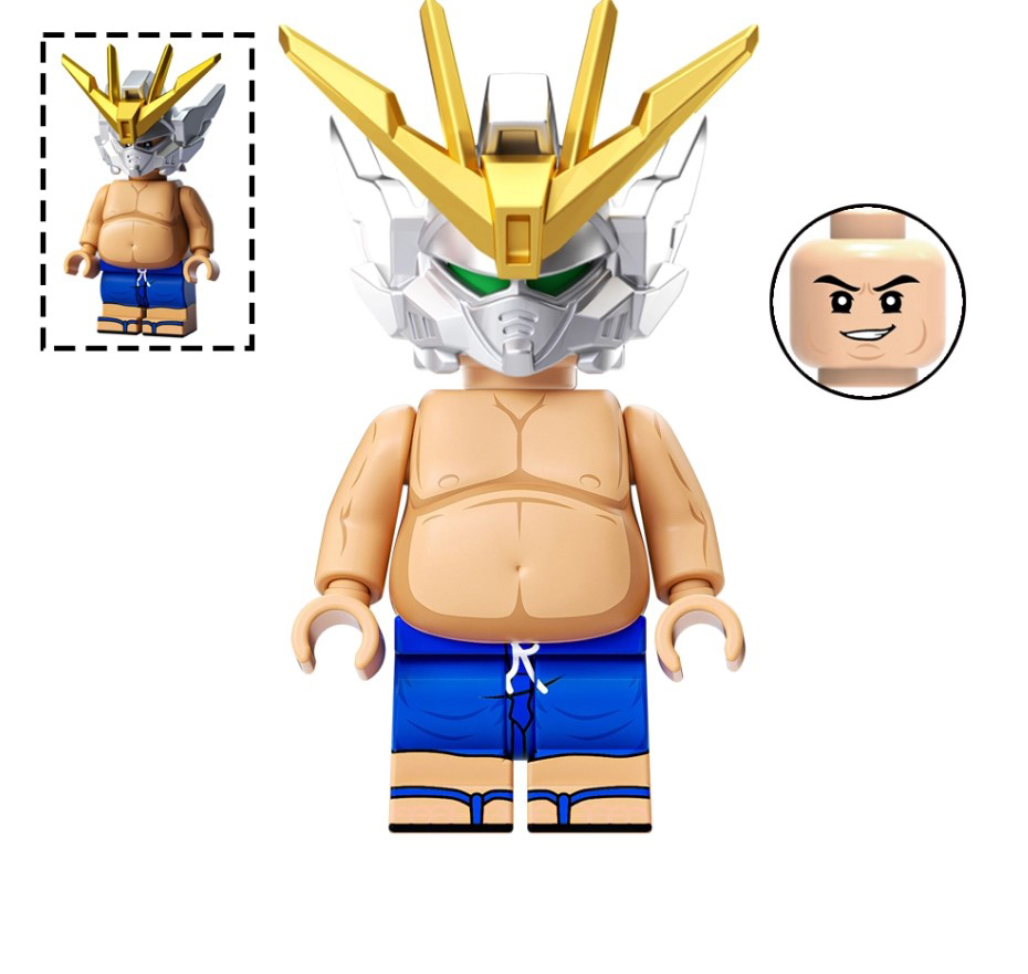 Building Gondam Fat Minifigure Custom - LEGO (R) Minifigures