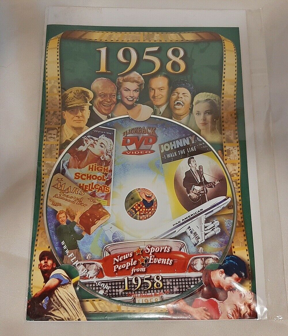 1958 Flickback DVD Birthday Card Anniversary Card - Greeting Cards ...