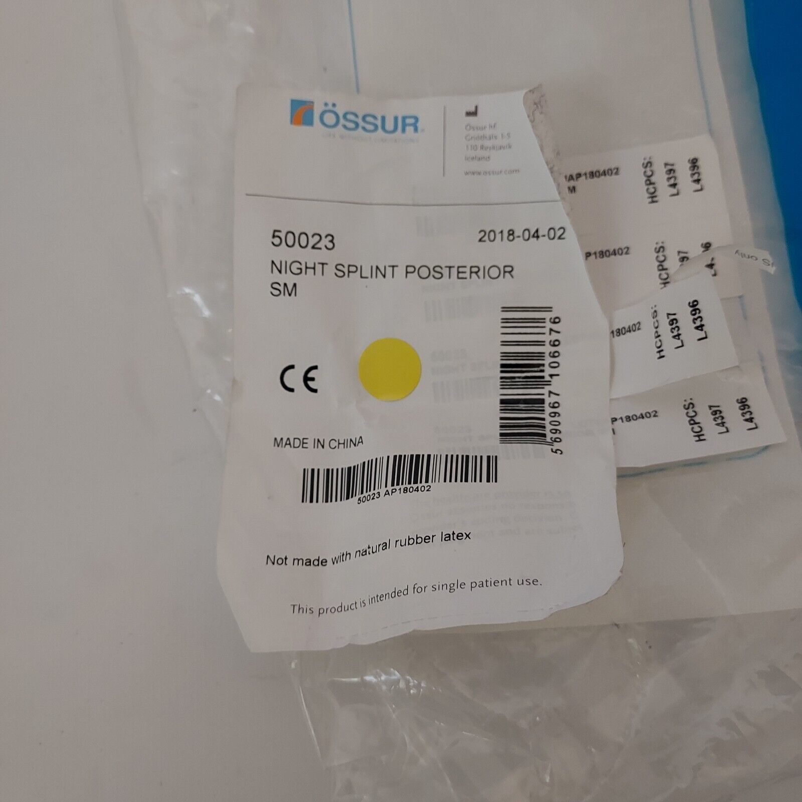 Ossur Form Fit Night Posterior Splint Small and 50 similar items