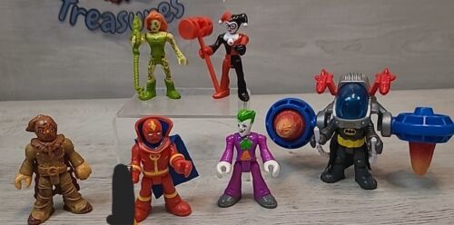 Imaginext Super Friends Batman Spacesuit Joker Poison Ivy Scarecrow ...