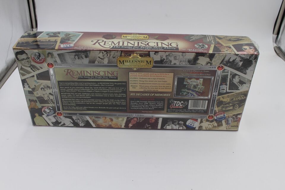 REMINISCING Board Game(1998)Remembering the 1940's through 1990's ...