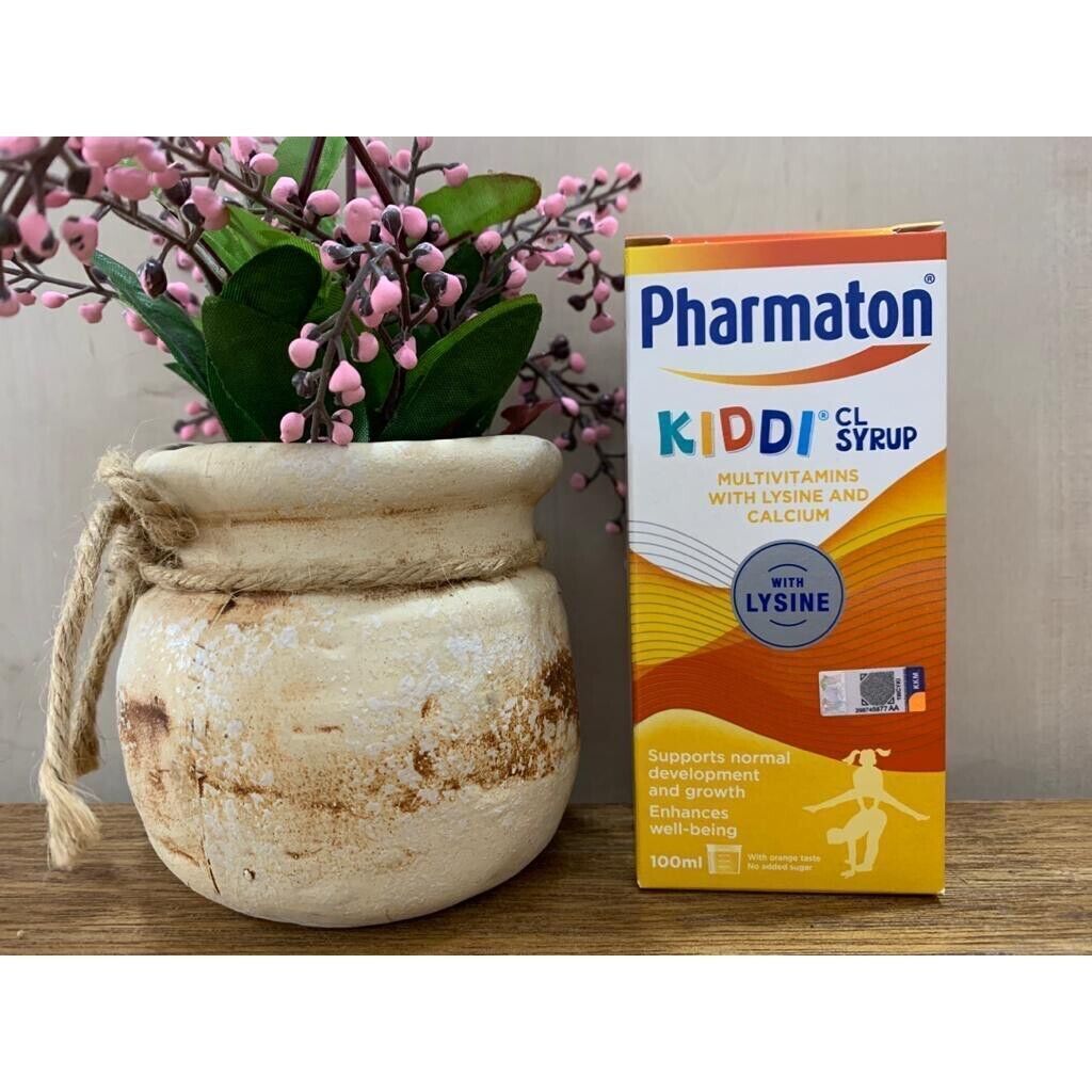 PHARMATON KIDDI CL JARABE 100ML Multivitamínico con Lisina y Calcio ...