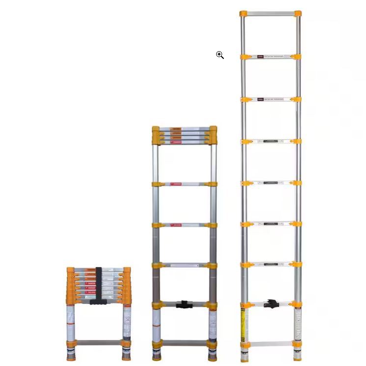 XTEND+CLIMB Ladders 8.5 ft. Aluminum Telescoping Extension Ladder 12.5 ...