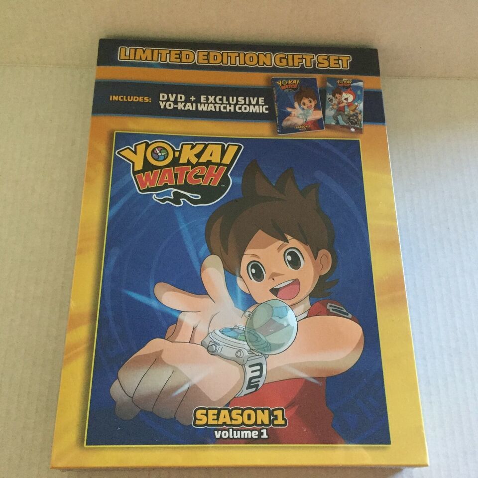NEW Sealed Yo-Kai Watch Limited Edition Gift Set - Season 1 DVD + Comic ...