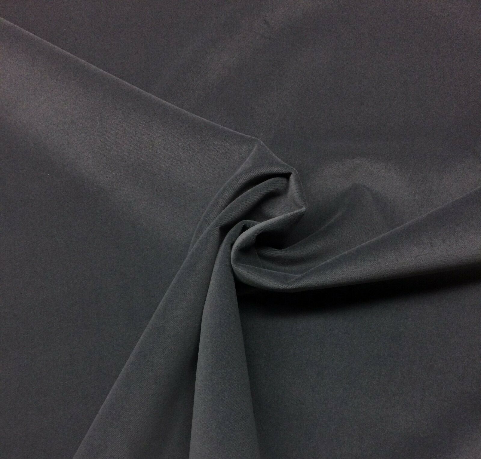 BALLARD DESIGNS PERFORMANCE VELVET GRAPHITE GRAY FURNITURE FABRIC BY ...