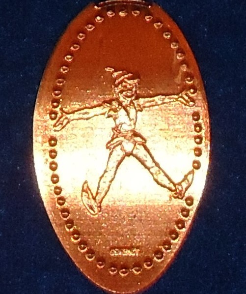 BRAND NEW SHIMMERING AND GLITZY WALT DISNEY PETER PAN PENNY COLLECTOR'S ...