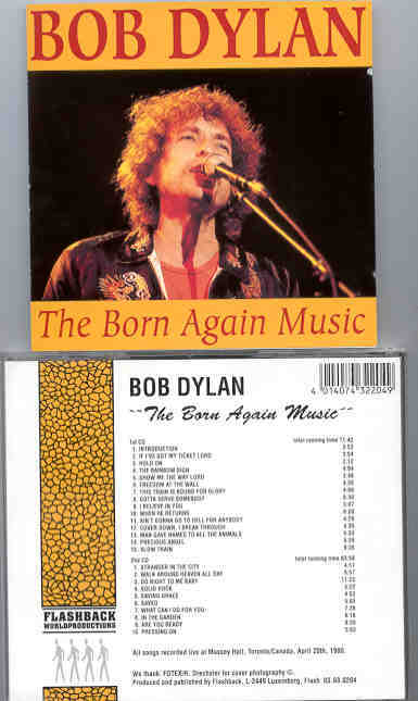 Bob Dylan - The Born Again Music ( 2 CD set ) ( Flashback )( Massey ...