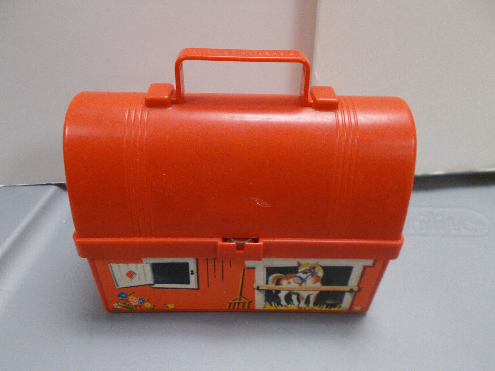 Fisher Price Farm Barn Red Mini Lunch Box Number 549 With Lid From 1962 Fisher Price Farm Barn Red Mini Lunch Box Number 549 With Lid From 1962