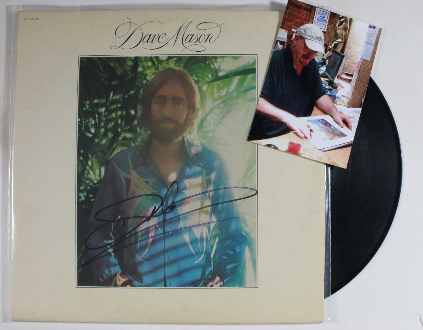 Dave Mason Signed Autographed Record Album w/ Proof Photo - Records