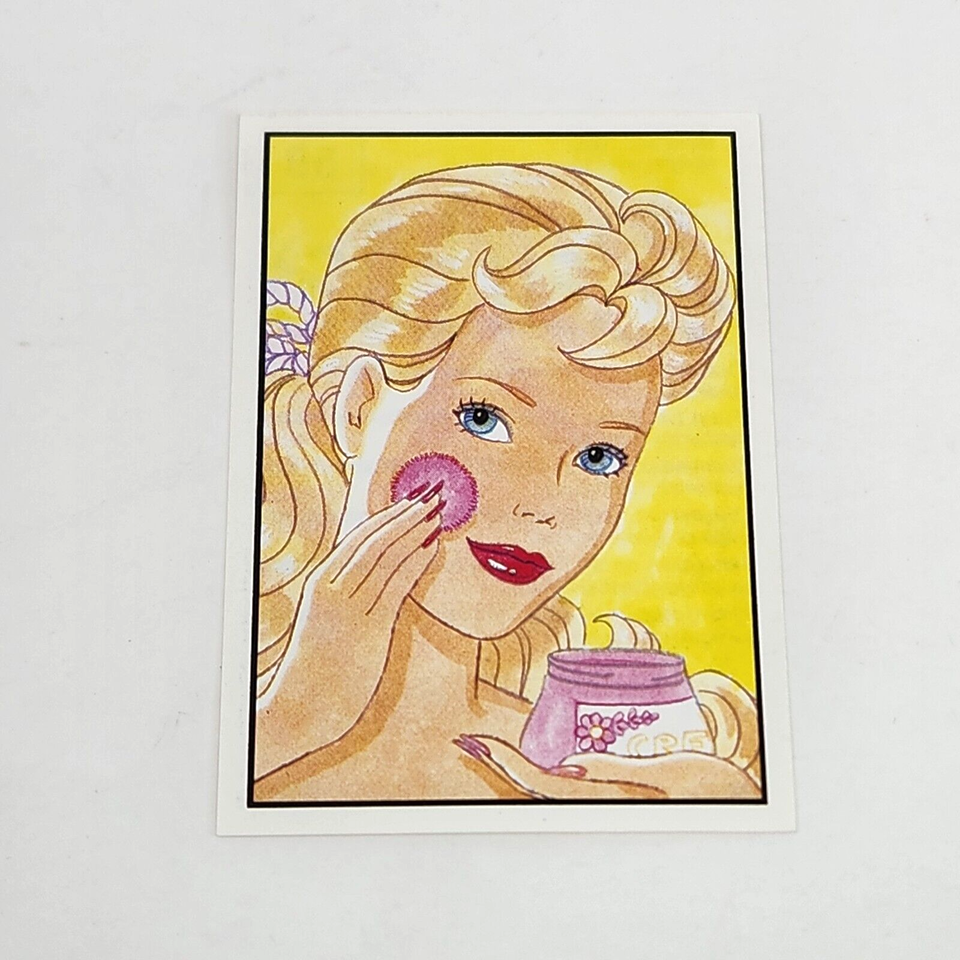 VINTAGE 1989 MATTEL FIGURINE PANINI BARBIE ALBUM STICKER NOS NEW OLD ...
