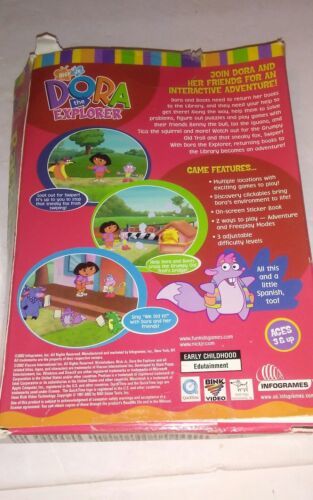 Dora the Explorer: Backpack Adventure Kids PC Game CD-ROM Nick Jr ...