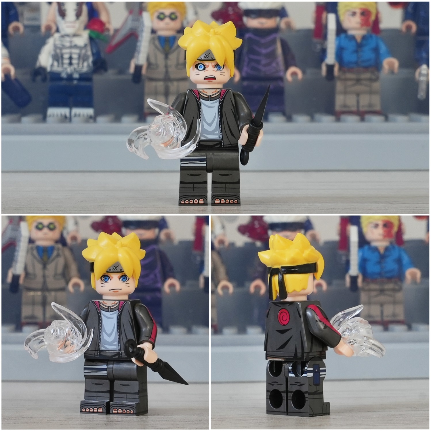 8pcs Boruto Series Naruto Baryon Mode Momoshiki Sasuke Sarada ...