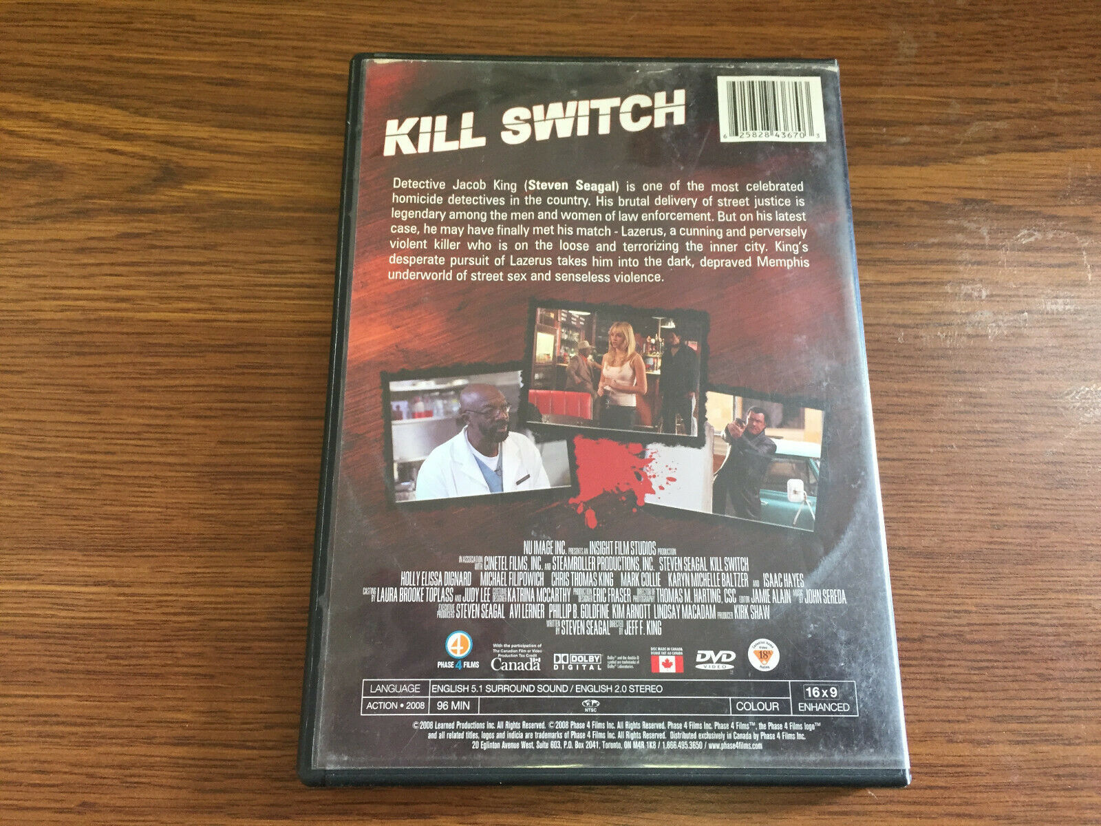 Kill Switch DVD Steven Seagal - DVDs & Blu-ray Discs