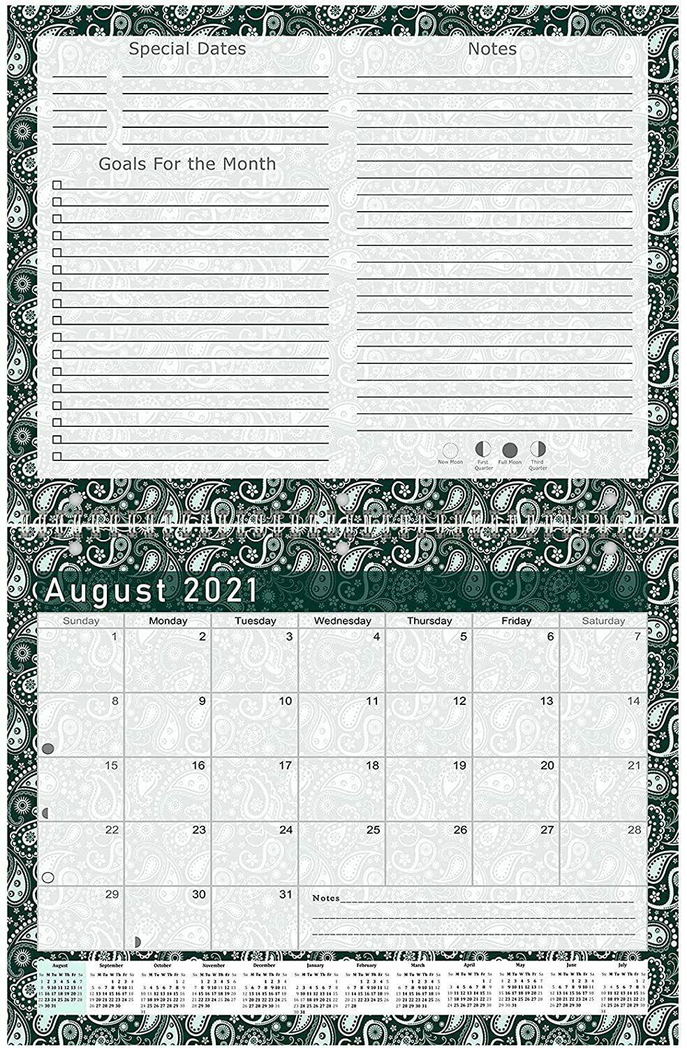 2021 - 2022 Academic Year 12 Months Student Calendar / Planner (Edition ...