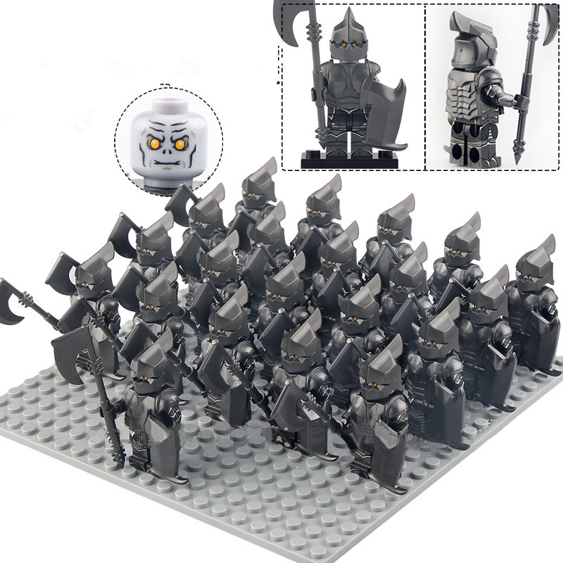 Heavy Armored Gundabad Orcs Army The Hobbit Lord Of The Rings 21pcs Minifigures - Building Toy ...