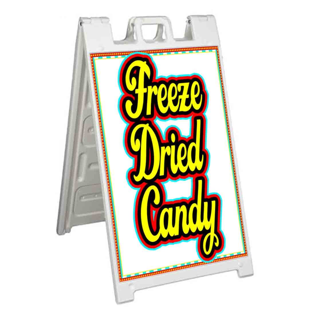 FREEZE DRIED CANDY Signicade 24x36 Aframe Sidewalk Sign Banner Decal ...