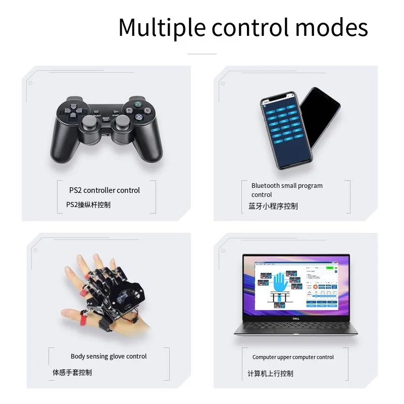 STEM Kit Bionic Robot Palm Hand Manipulator for Arduino/Stm32 ...