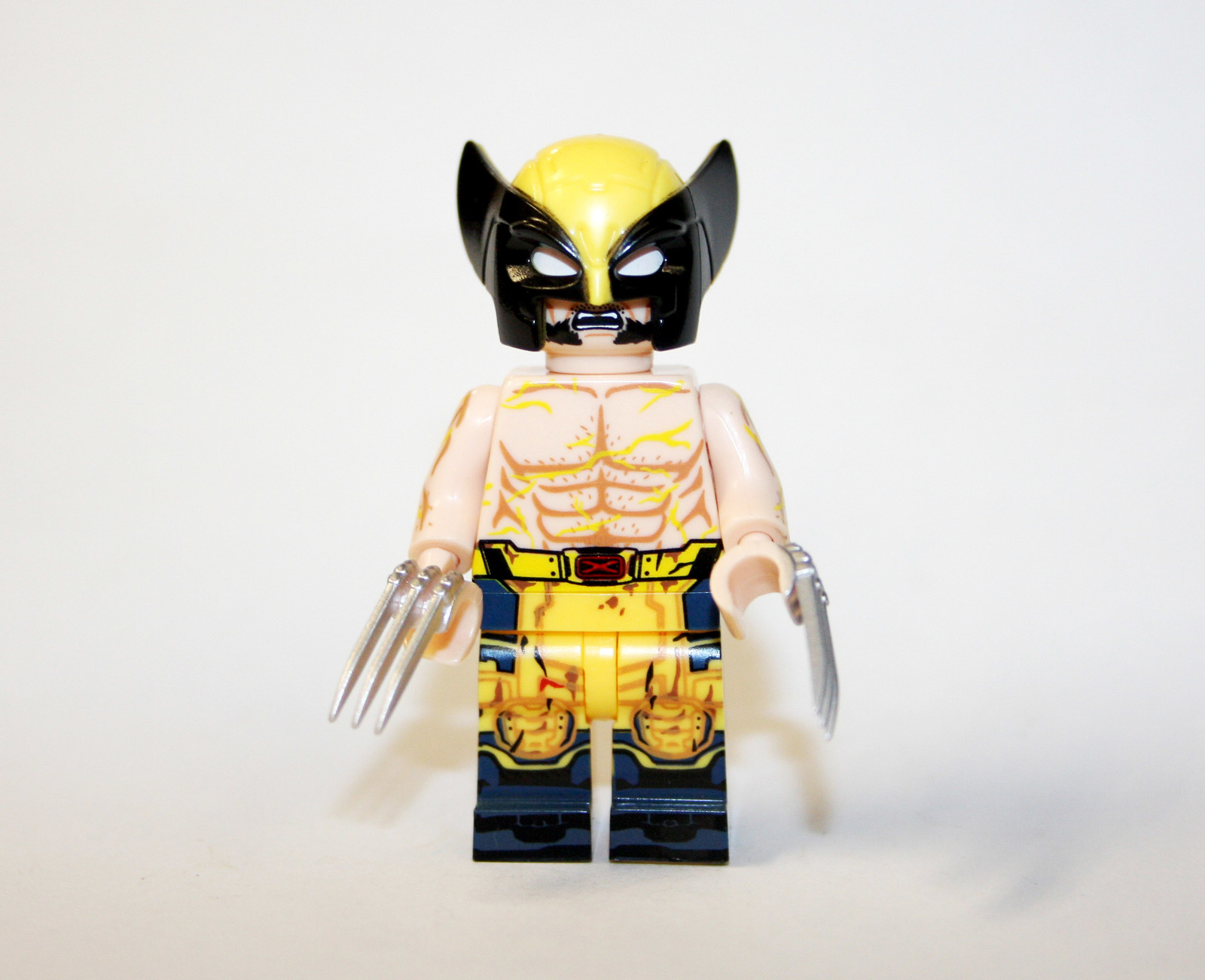Minifigure Wolverine Deadpool 3 Marvel Shirtless Yellow Toys US - LEGO ...