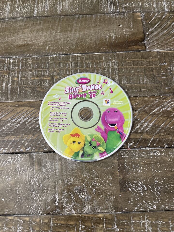 Barney Sing And Dance With Barney CD and 50 similar items