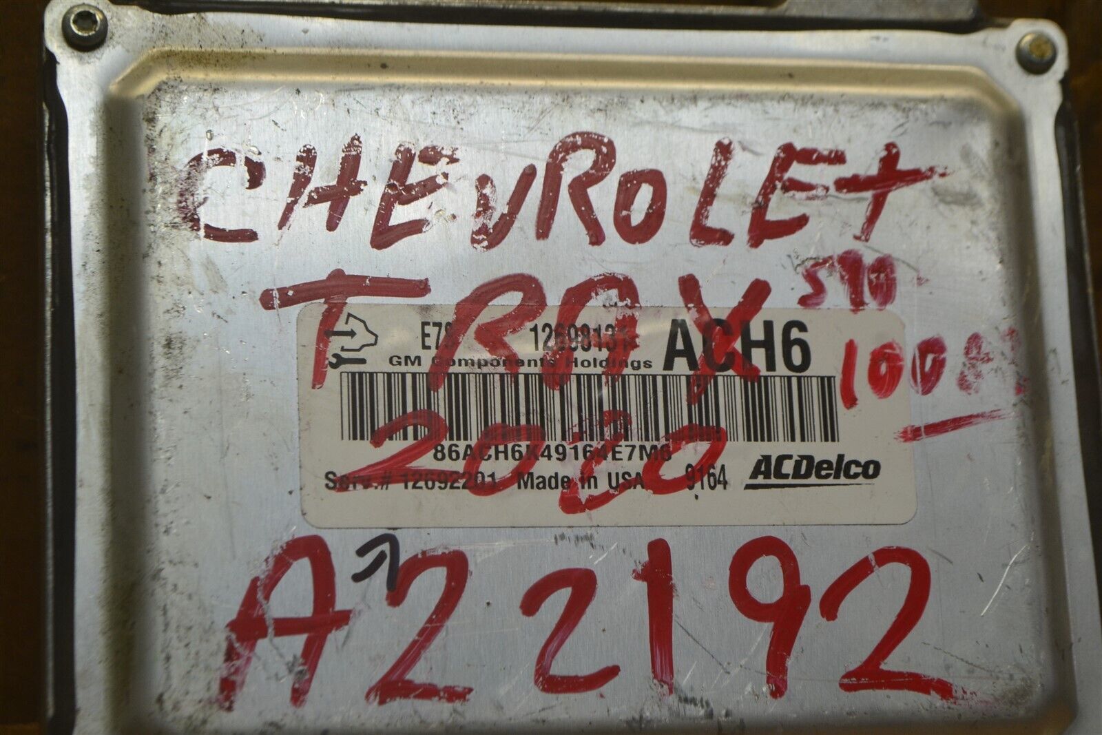 17-18 Chevrolet Sonic Trax Engine Control Unit ECU 12692201 Module 555 ...