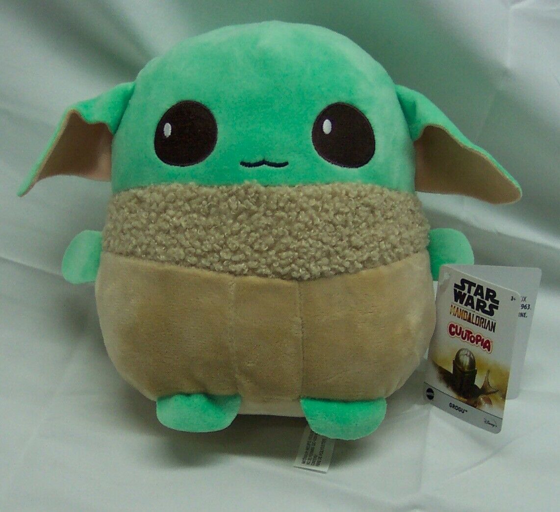 MATTEL Cuutopia Star Wars Mandalorian SOFT GROGU 7" Plush STUFFED ...