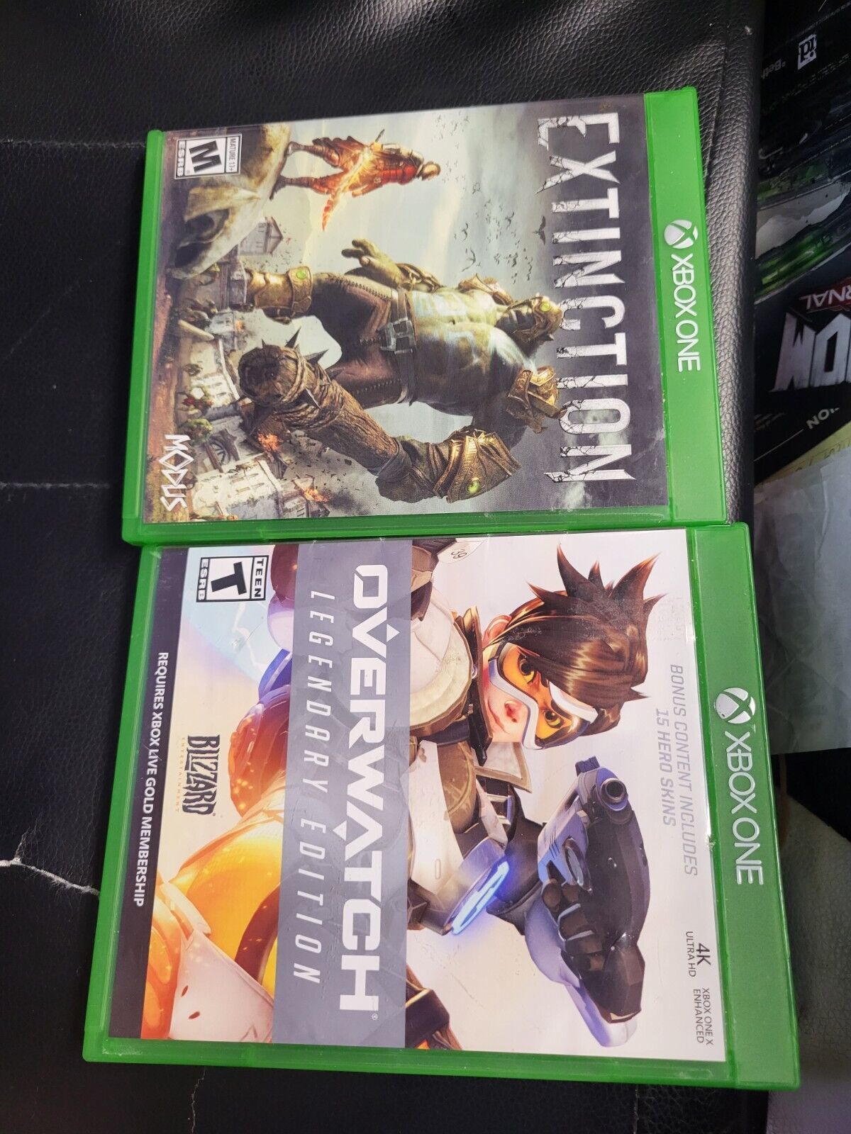 SET OF 2: OVERWATCH [LEGENDARY ED.] + EXTINCTION (Xbox One) CHECK PICS ...