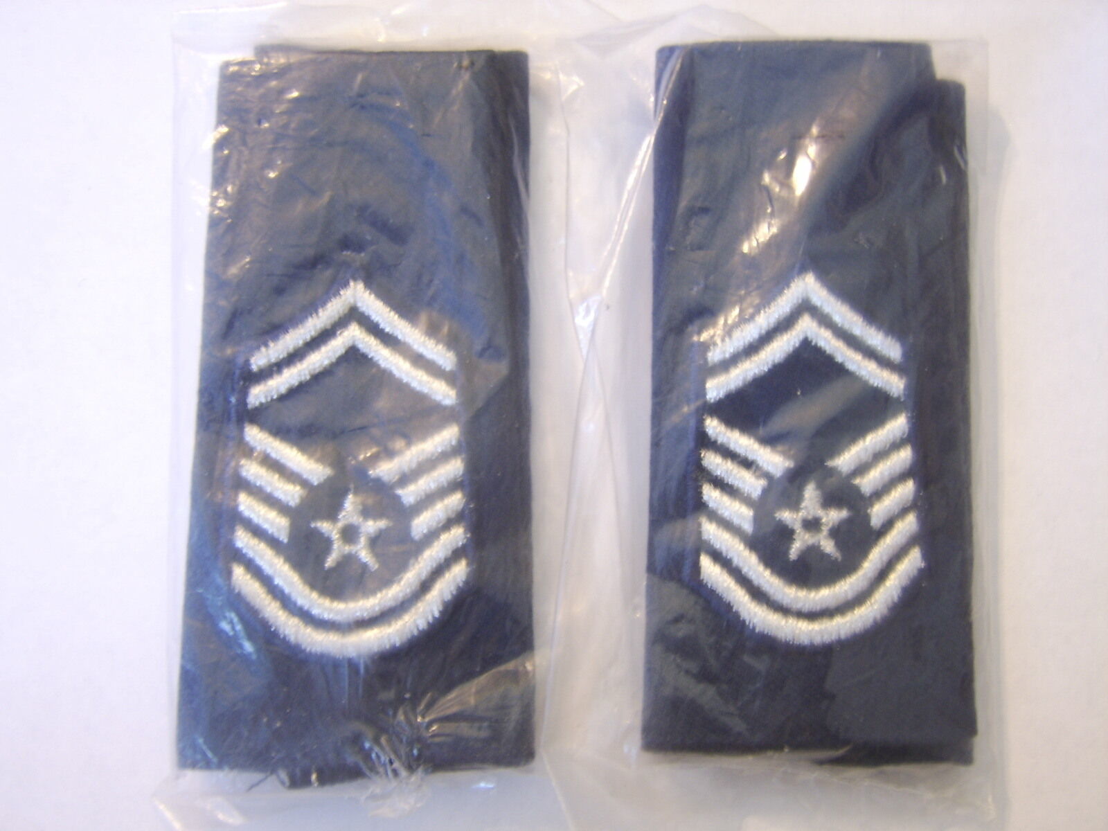 USAF SENIOR MASTER SERGEANT MEN E-8 LARGE SHOULDER LOOP MARK CLOTH ...
