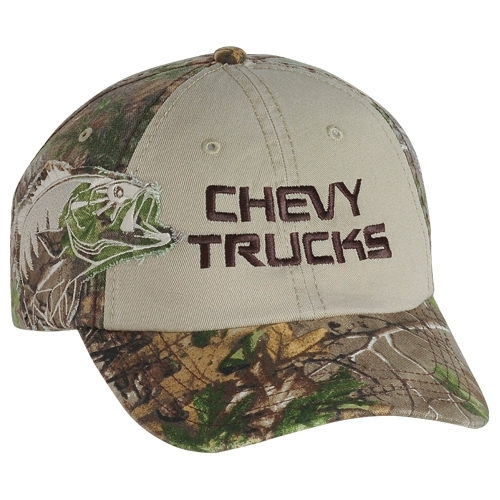 Chevy Trucks Camo/Tan new ball cap with a Bass Patch by Realtree ...