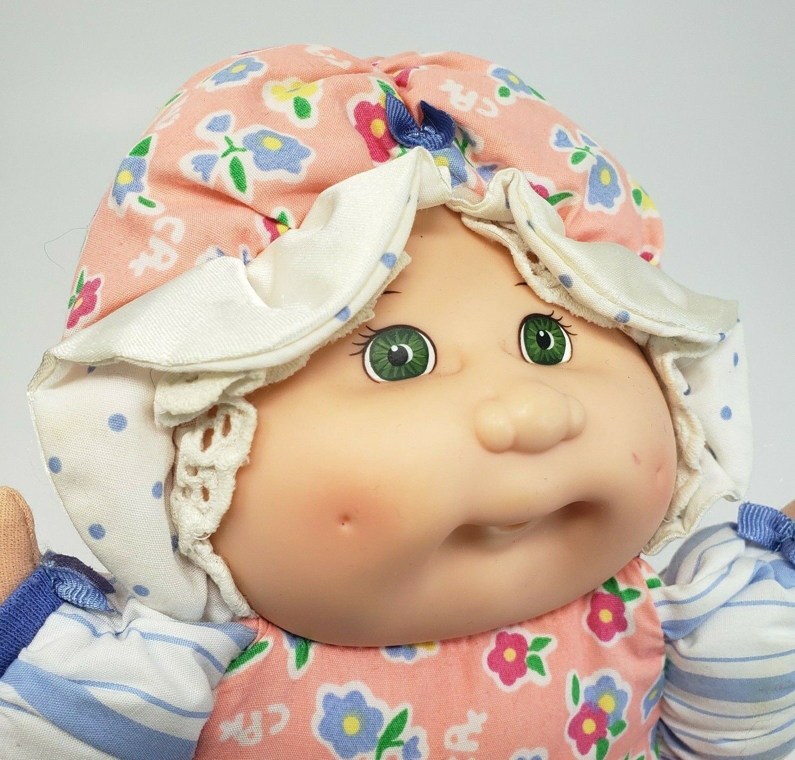 VINTAGE 1995 CABBAGE PATCH KIDS DOLL MATTEL SOFT BODY RATTLE STUFFED PLUSH TOY - Vintage