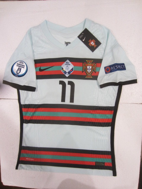 Bruno Fernandes #11 Portugal 20/21 Euro Match Slim Away Soccer Jersey ...